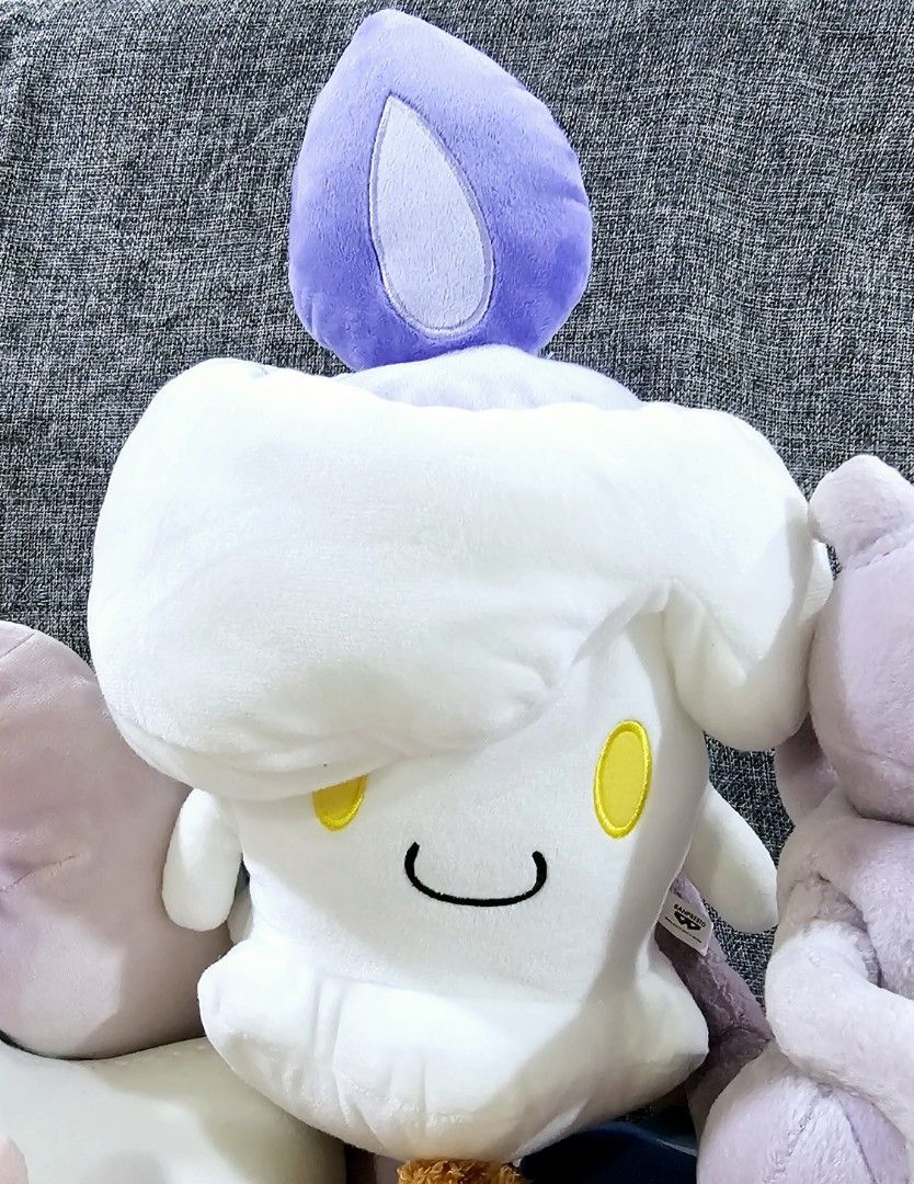 Pokemon Eevee Ponyta Mewtwo Litwick Minccino Happiny Samurott plushies ...