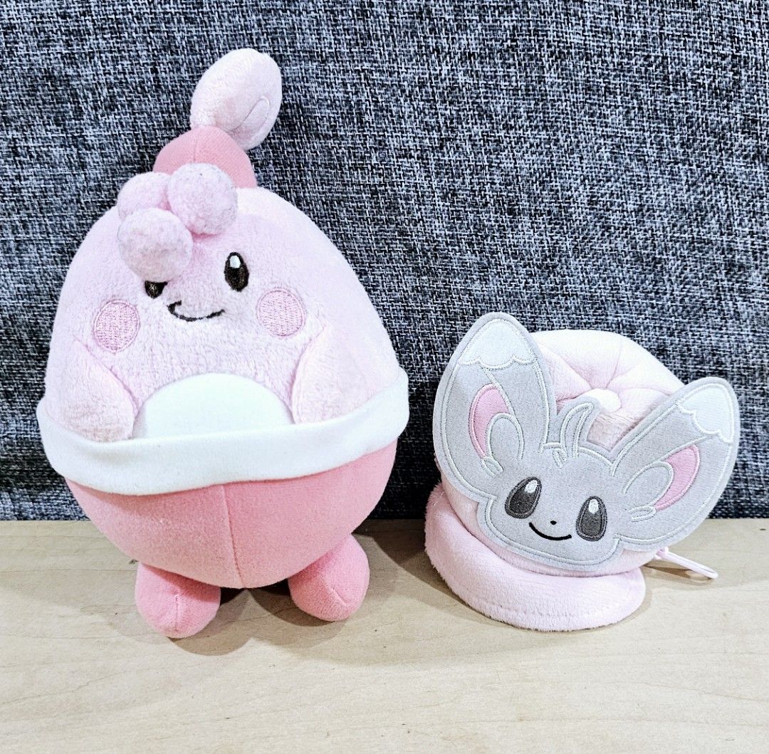 Pokemon Eevee Ponyta Mewtwo Litwick Minccino Happiny Samurott plushies ...