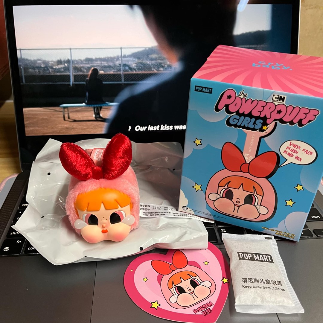POP MART | Cry Baby x Power Puff Girls Blossom, Hobbies & Toys, Toys ...