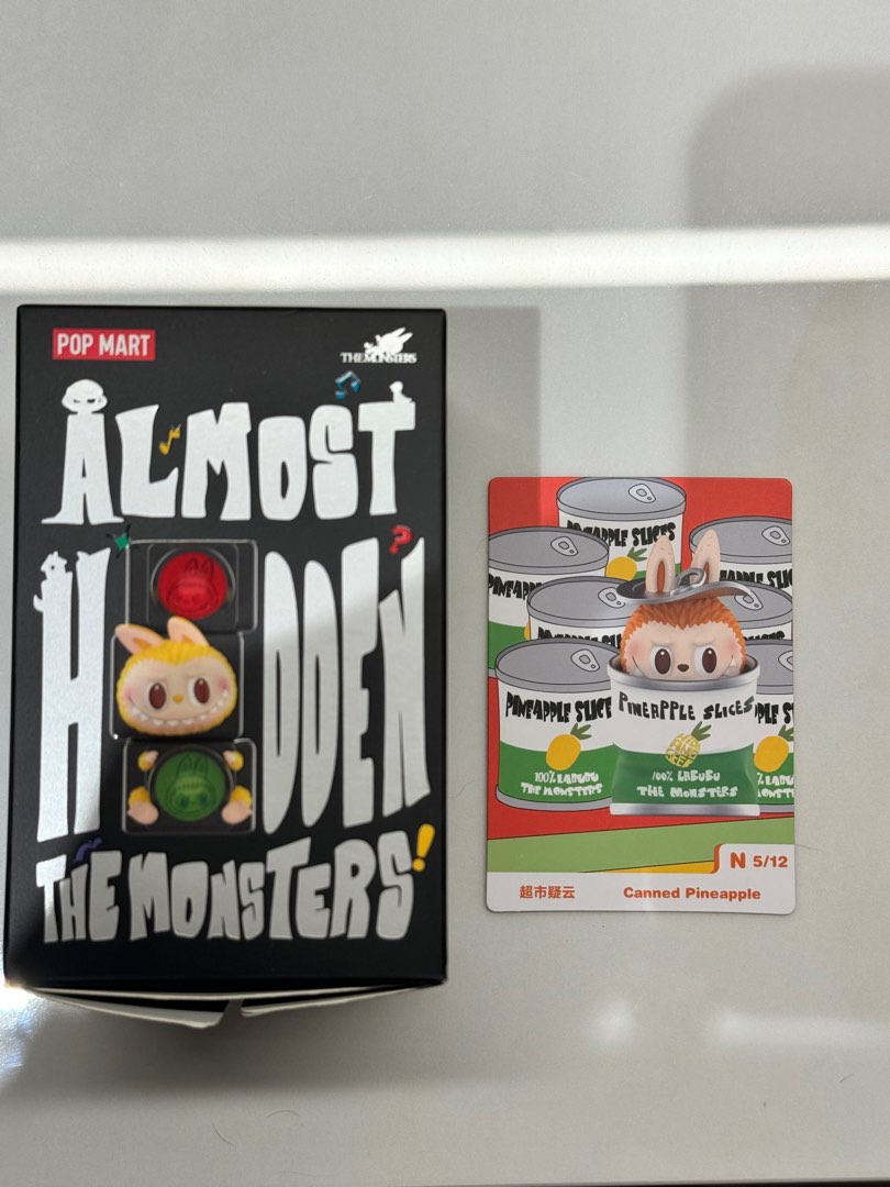 Popmart Labubu Almost Hidden Canned Pineapple, Hobbies & Toys, Toys ...