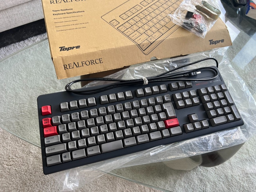 Realforce 108UG HiPro JustSystems Limited Topre, Computers & Tech ...