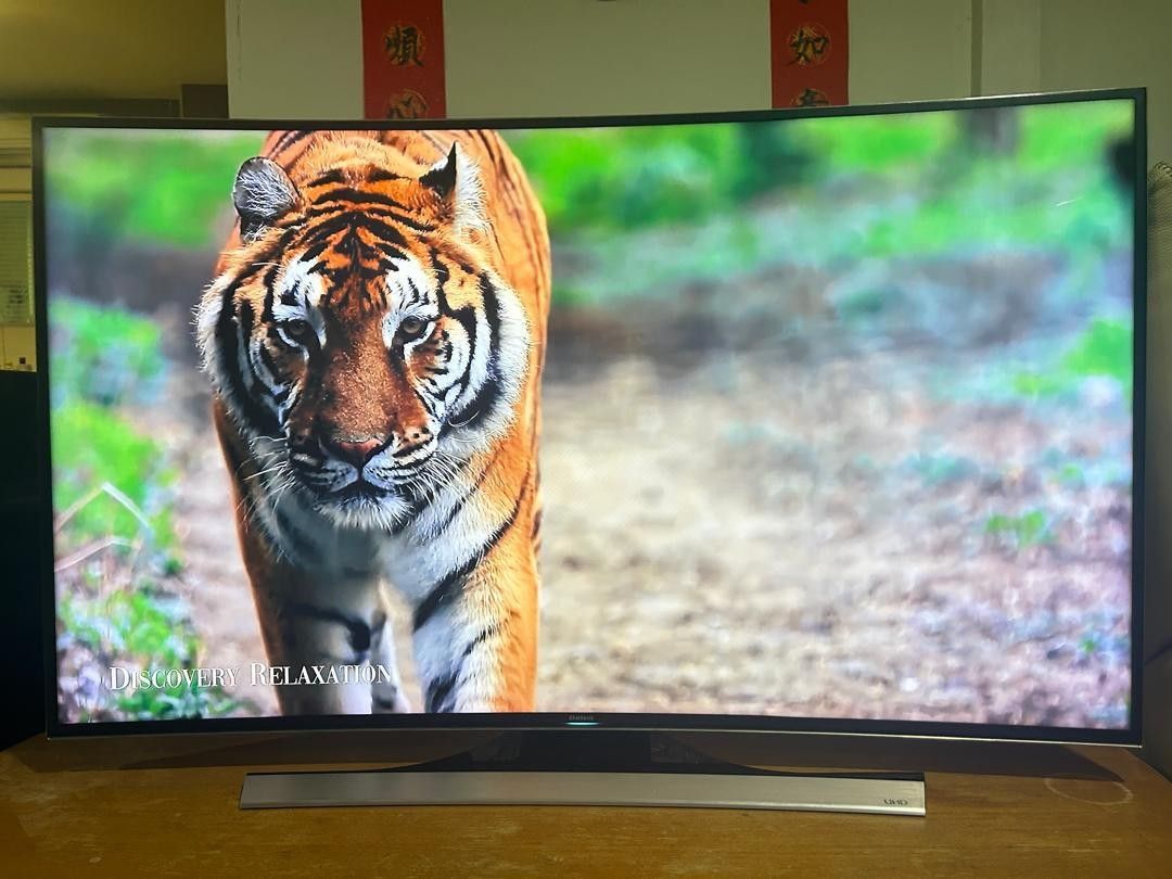 Samsung 55 inch UHD 4K Curved Smart TV, TV & Home Appliances, TV ...