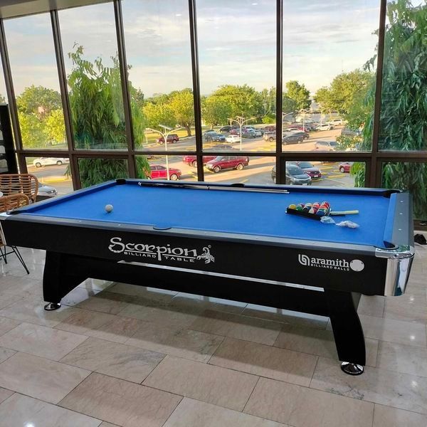 Scorpion MDF Flooring Standard Size Billiard Table, Sports Equipment ...