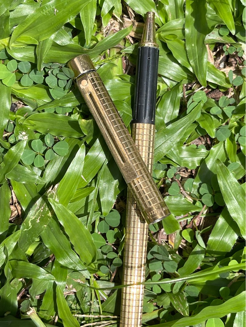 Sheaffer Yellow Gold Filled Ballpoint Pen, Sheaffer CROWN Hallmark ...