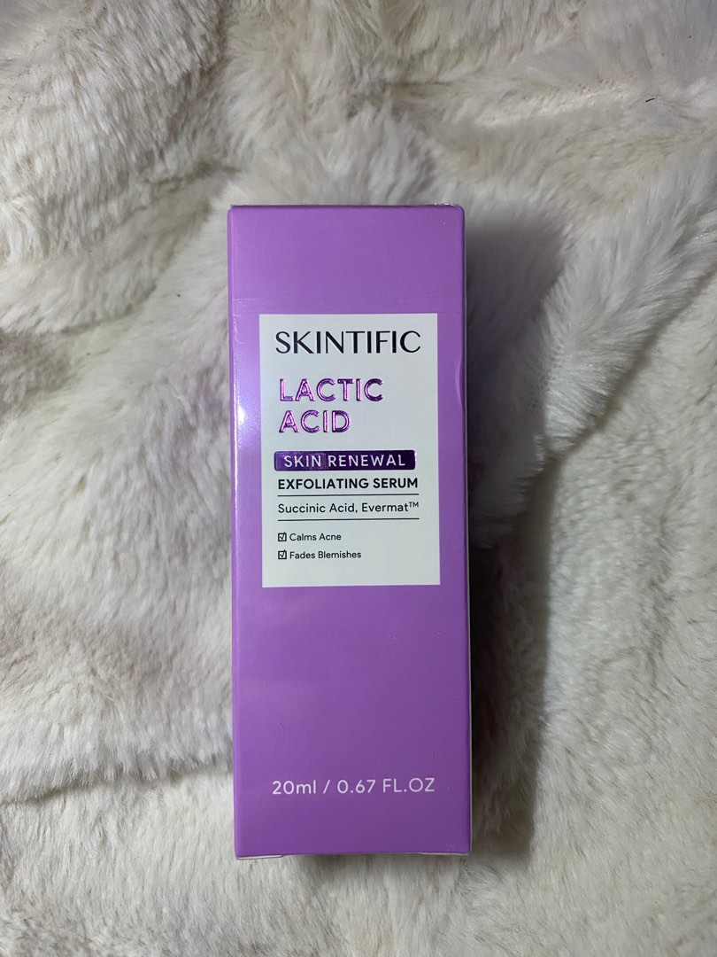 Skintific Lactic Acid Serum, Kesehatan & Kecantikan, Kulit, Sabun ...