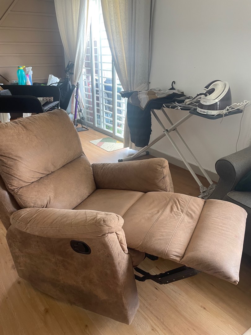 SSF recliner sofa, Furniture & Home Living, Furniture, Sofas on Carousell