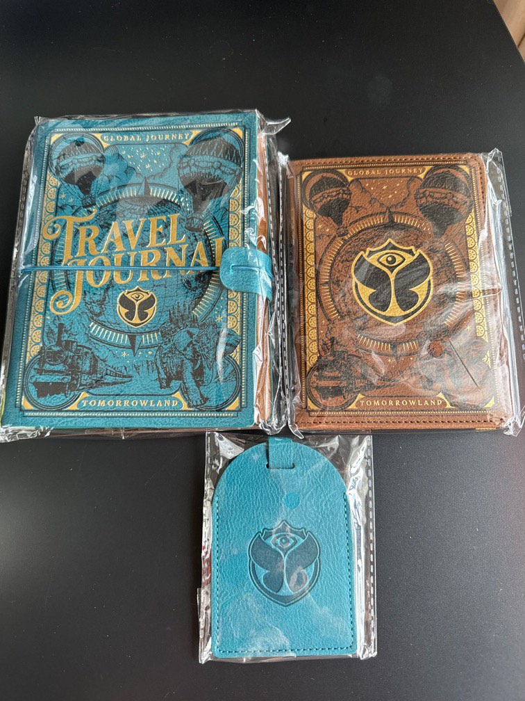 Tomorrowland Global Journey 2024 Travel Journal Passport Cover Luggage ...