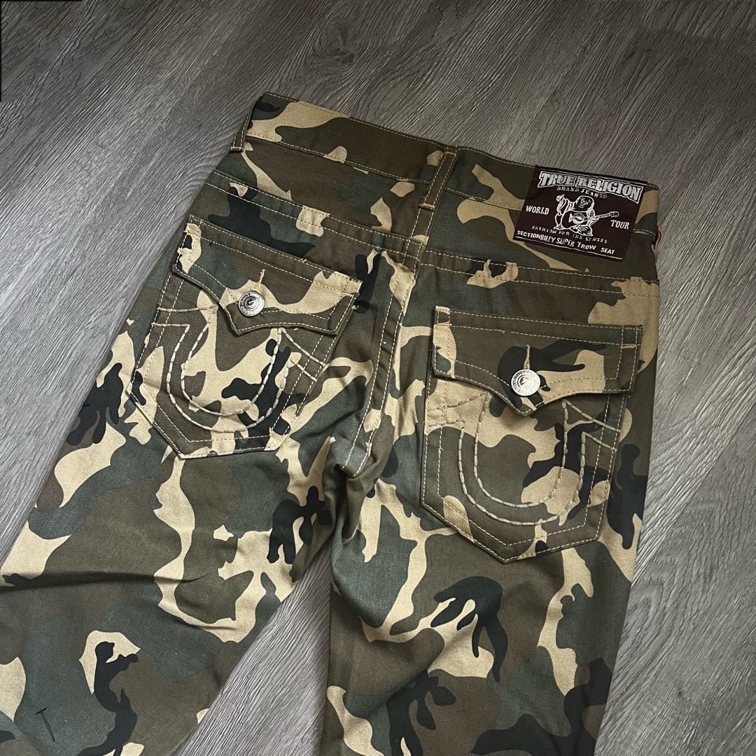 true religion camo jeans, Men's Fashion, Bottoms, Jeans on Carousell