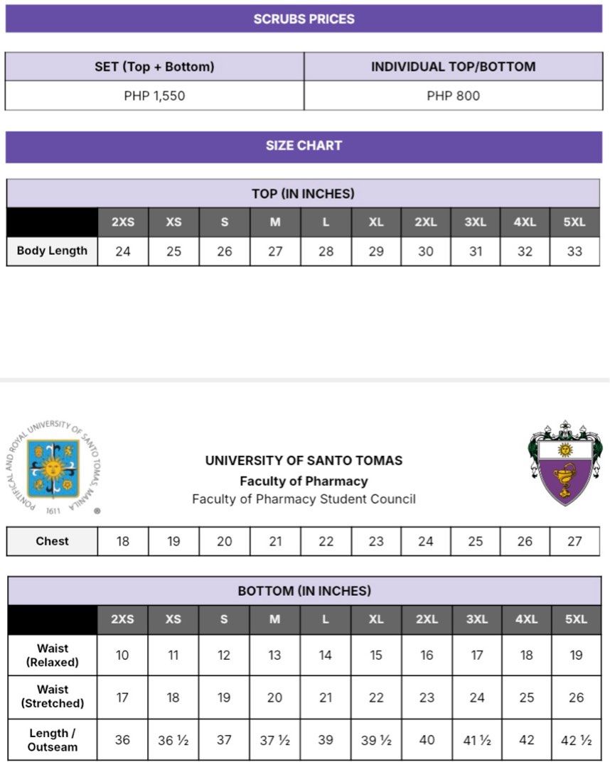 UST FOP Type B Uniform, Women's Fashion, Dresses & Sets, Sets or ...