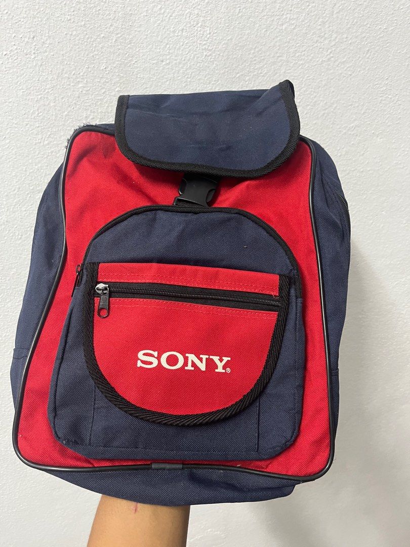 VINTAGE SONY BAG PACK, Men's Fashion, Bags, Backpacks on Carousell