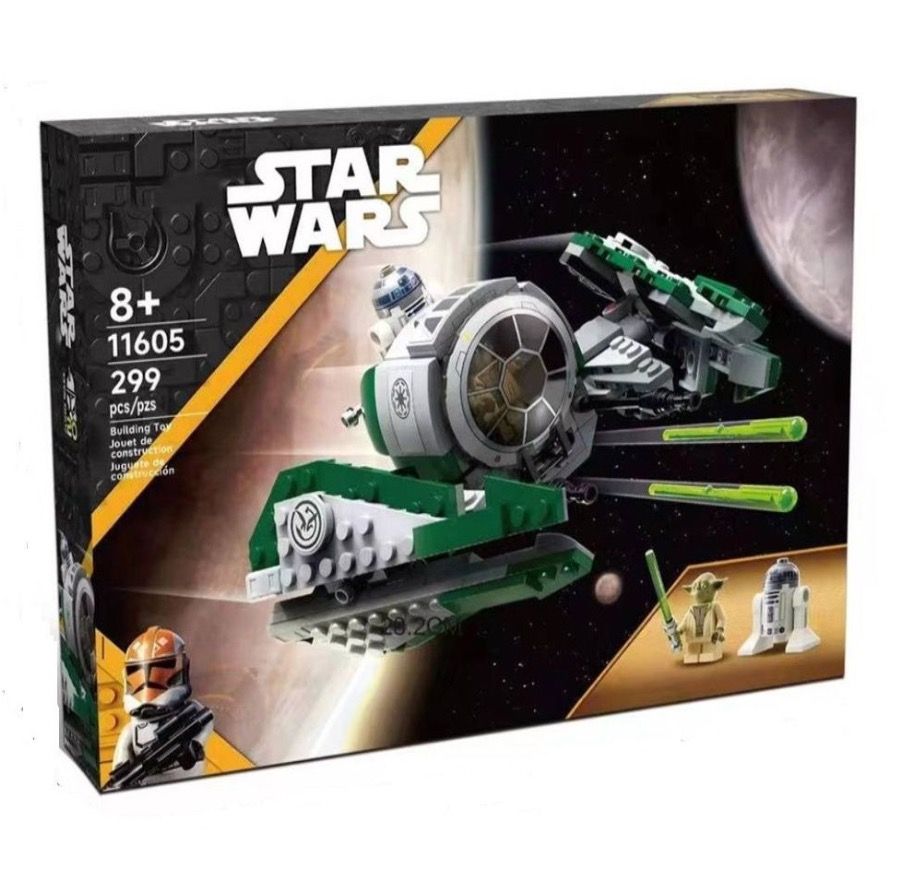 YODA'S JEDI STARFIGHTER BUILDING BLOCKS (11605), Hobbies & Toys, Toys ...