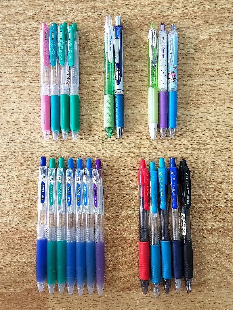 $0.2 Zebra sarasa, Pentel energel, Uniball signo, Pilot juice, Pilot G2 ...