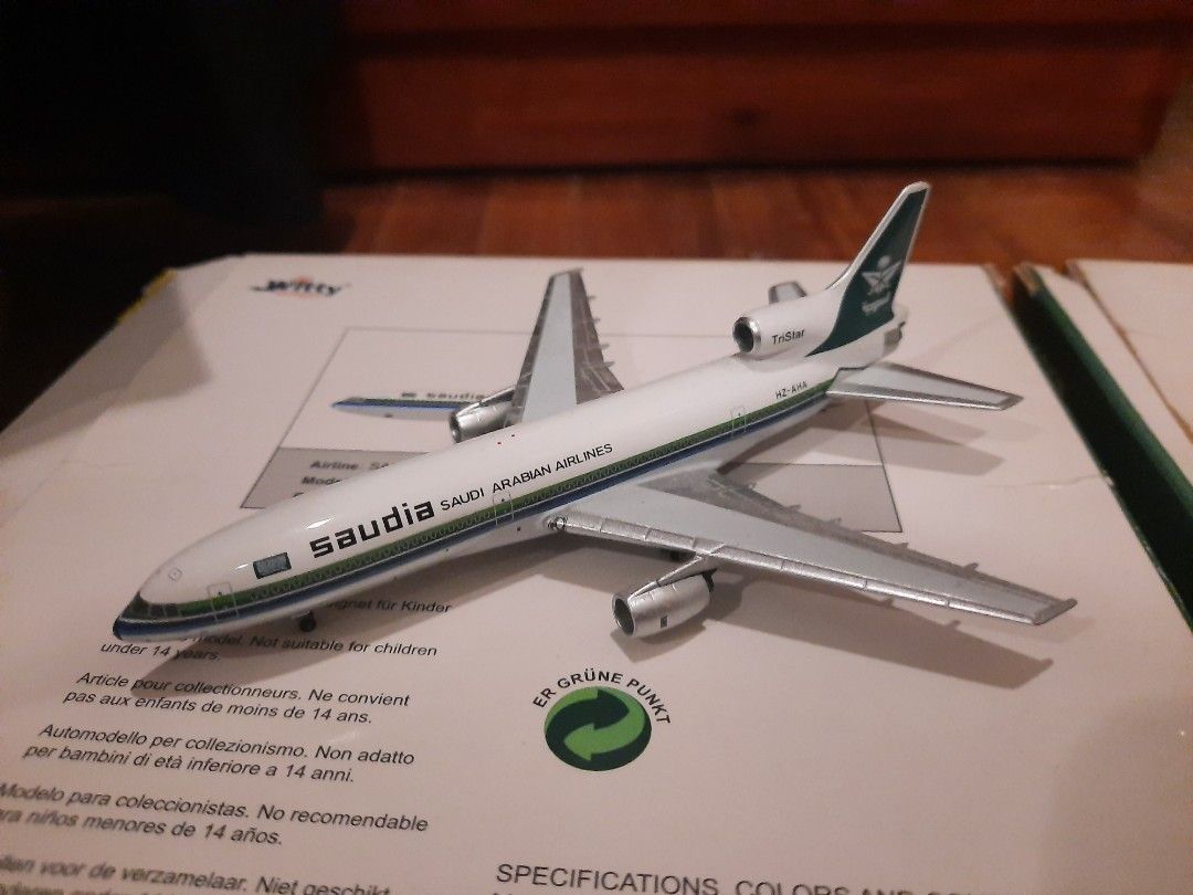 1/400 scale Saudia (Saudi Arabia Airlines) Various Aircraft (Boeing 747 ...
