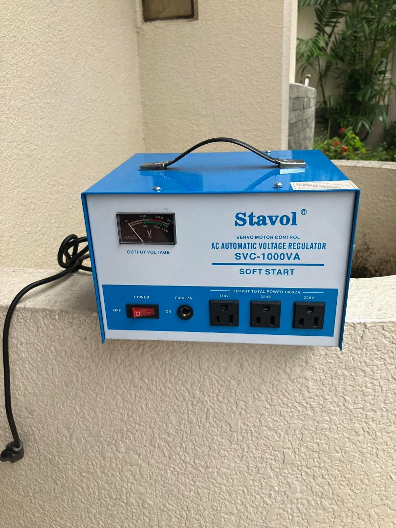 1 KVA 1000 watts servo motor AVR Automatic Voltage Regulator for ...
