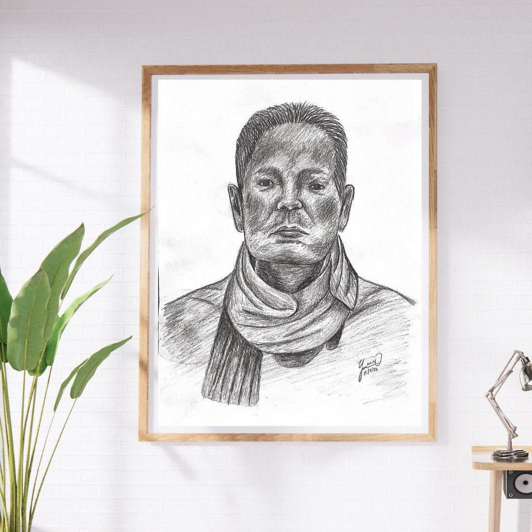 A5/A4 PENCIL PORTRAIT | POTRET PENSIL [ 100% Hand Drawing ] Sketch ...