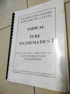 Pure Mathematics 2 & 3 (Advanced Level Mathematics) Textbook, Hobbies ...