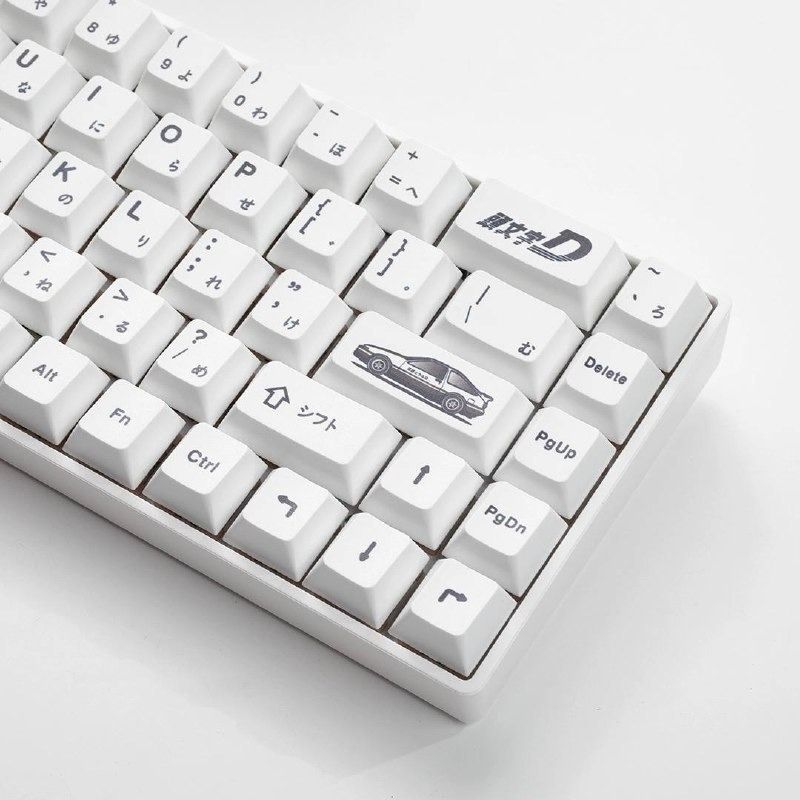 AE86 Initial D Trueno Keycap PBT Dye-sub Cherry Profile Minimalist for ...