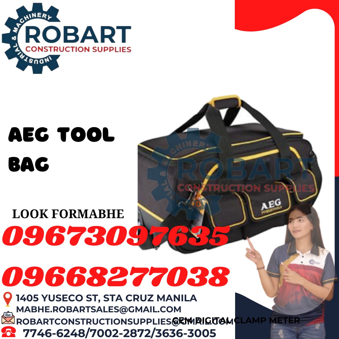 AEG TOOL BAG, Commercial & Industrial, Construction Tools & Equipment on Carousell