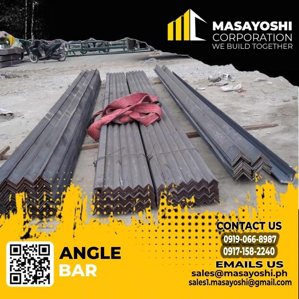 ANGLE BAR 6mm X 50 X 50, ANGLE BAR 3.0 X 50 X 50,Steel deck, Channel ...
