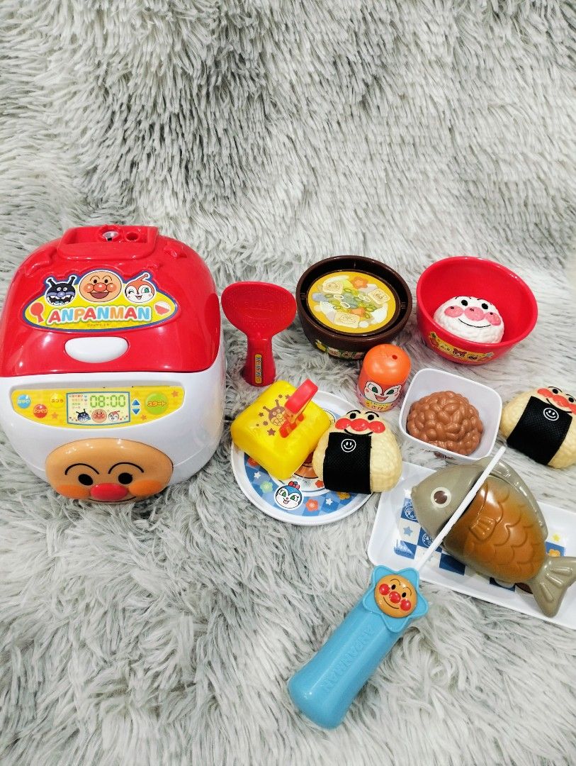 Anpanman Rice Cooker Set With Smoke Effect, Hobbies & Toys, Toys ...