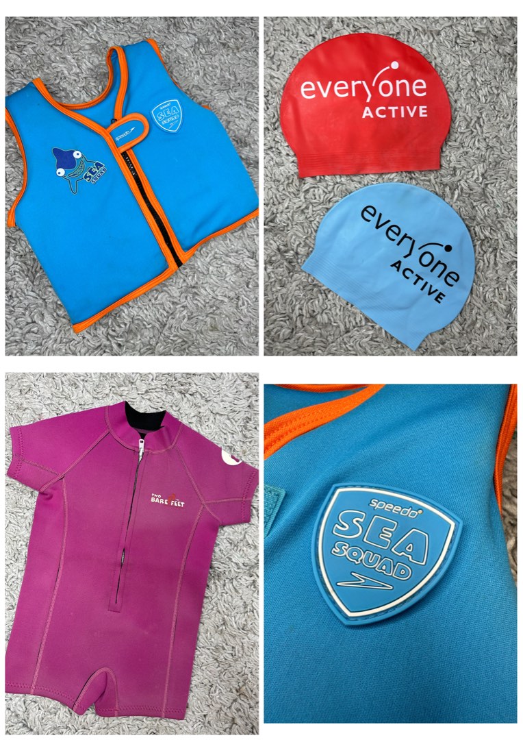 baby kid adult speedo zoggs Swimsuit swim cap floaty pool swimming ...