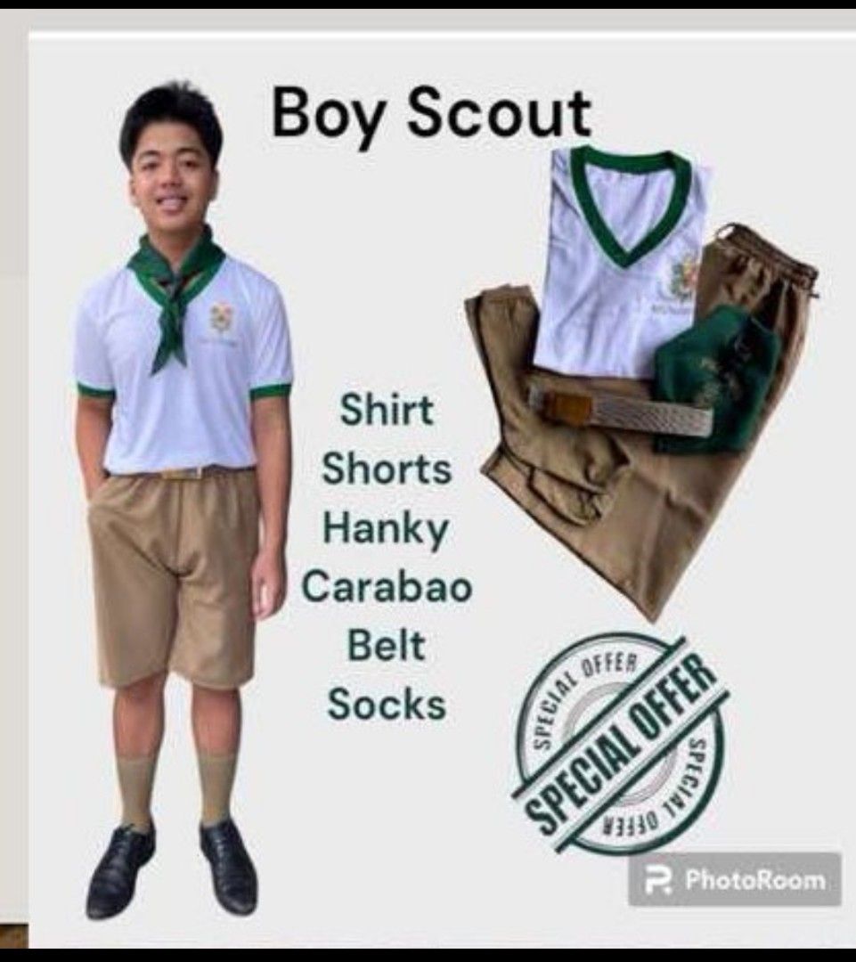 BOY SCOUT UNIFORM SET, Men's Fashion, Tops & Sets, Tshirts & Polo ...