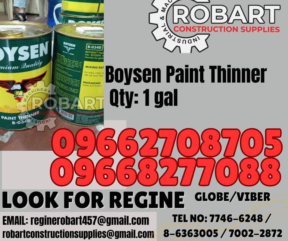 Boysen Paint Thinner Qty: 1 gal, Commercial & Industrial, Construction ...