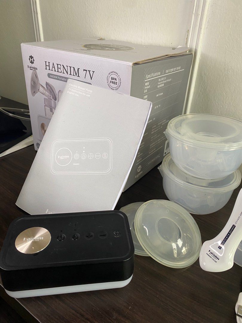 Breastpump Haenim 7V, Babies & Kids, Nursing & Feeding, Breastfeeding ...