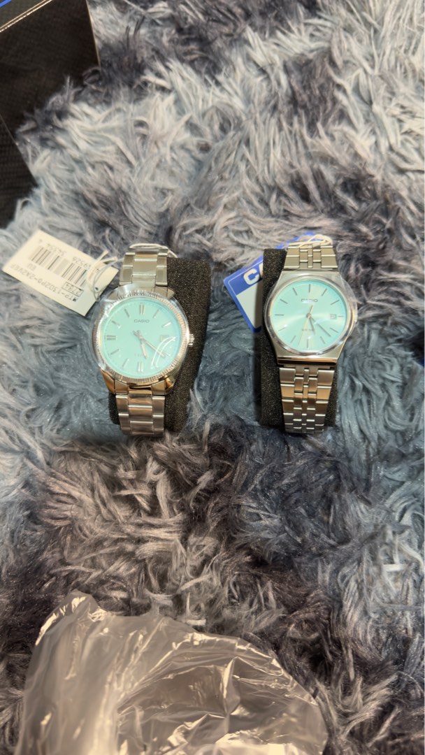 Casio Tiffany Color Watch couple watch, Women's Fashion, Watches ...