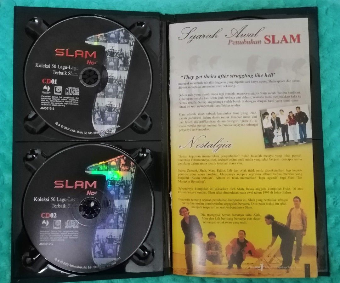 Cd Slam koleksi no.1(4cd), Hobbies & Toys, Music & Media, CDs & DVDs on ...