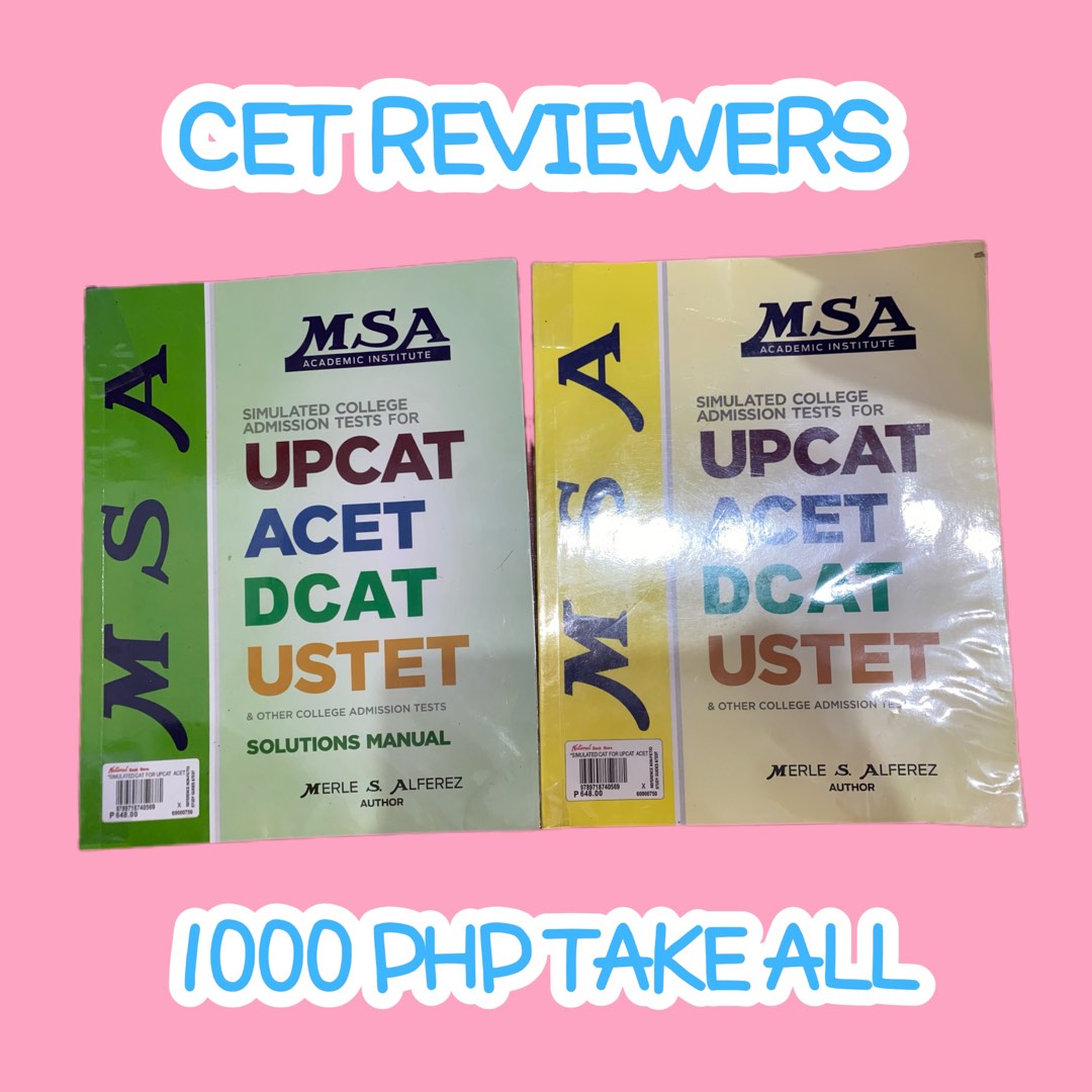 CETs Reviewer, Hobbies & Toys, Books & Magazines, Textbooks on Carousell