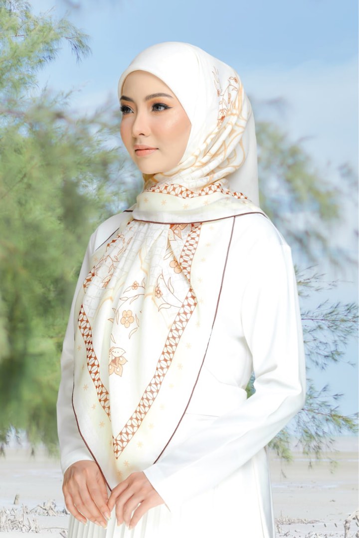 Chanella Nagisa (Beach) Bawal Cotton Premium by Fareha, Women's Fashion ...
