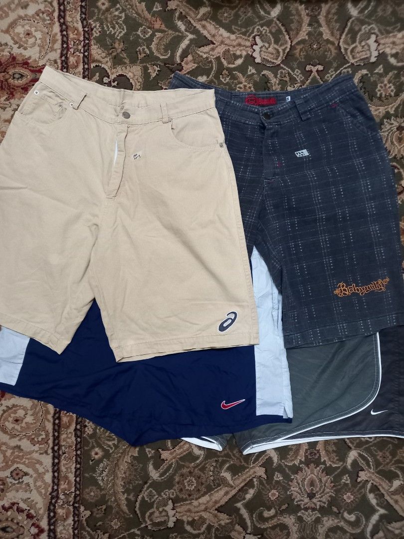 COMBO NIKE/ASICS/BABY MILO SHORTS, Men's Fashion, Bottoms, Shorts on ...