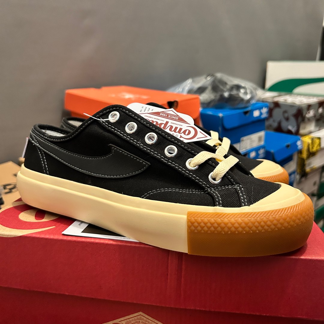 COMPASS GAZELLE LOW BLACK PRE-ORDER, Men's Fashion, Footwear, Sneakers ...