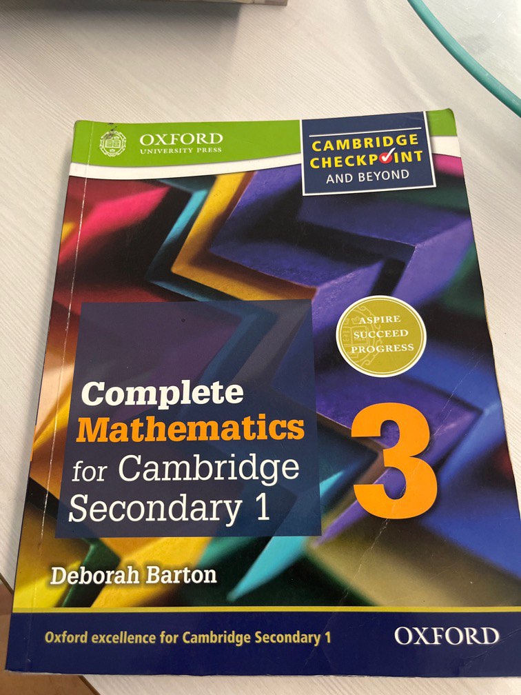 Complete Mathematics for Cambridge Secondary 1 book 3 textbook, Hobbies ...