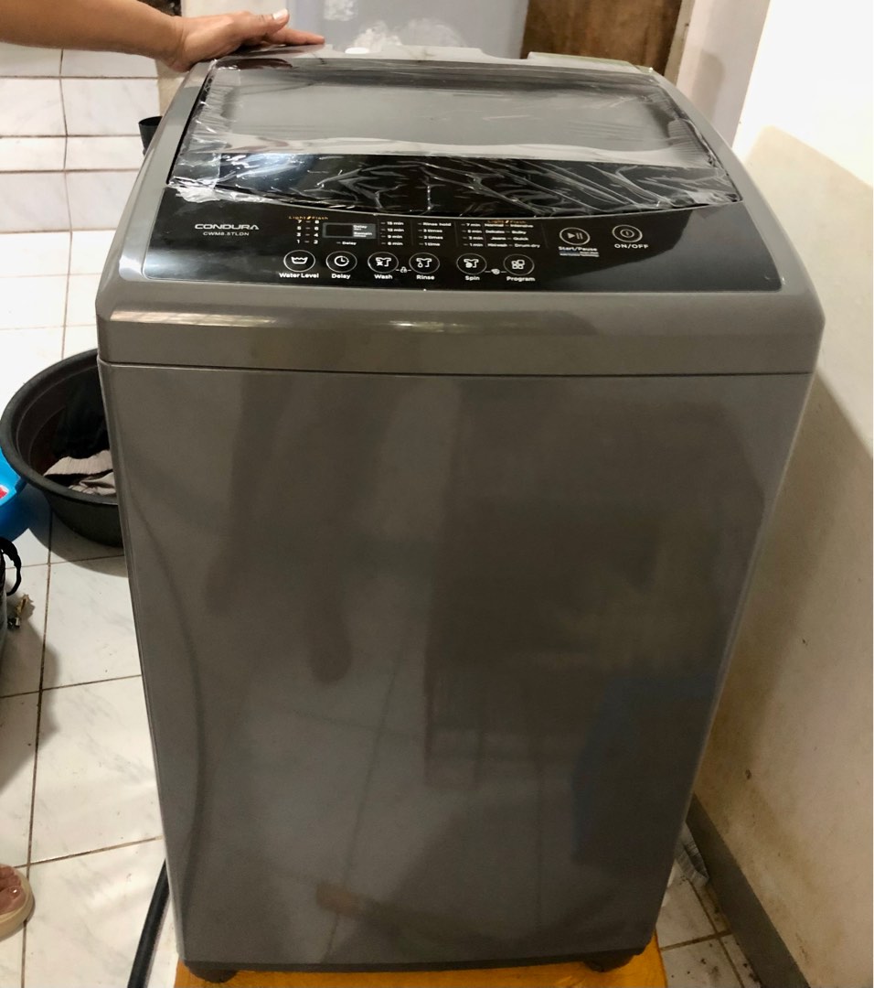 Condura Washing Machine Top Load 8.5kg, TV & Home Appliances, Washing ...