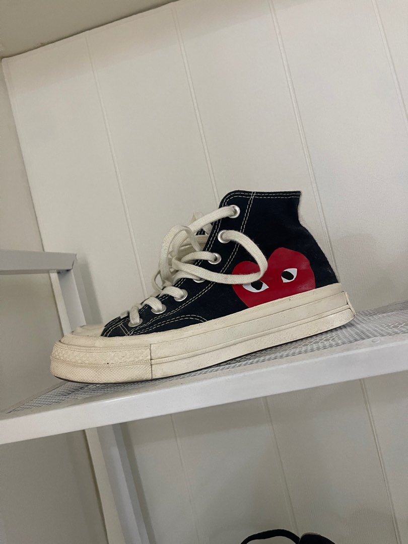 Converse x CDG, Men's Fashion, Footwear, Sneakers on Carousell