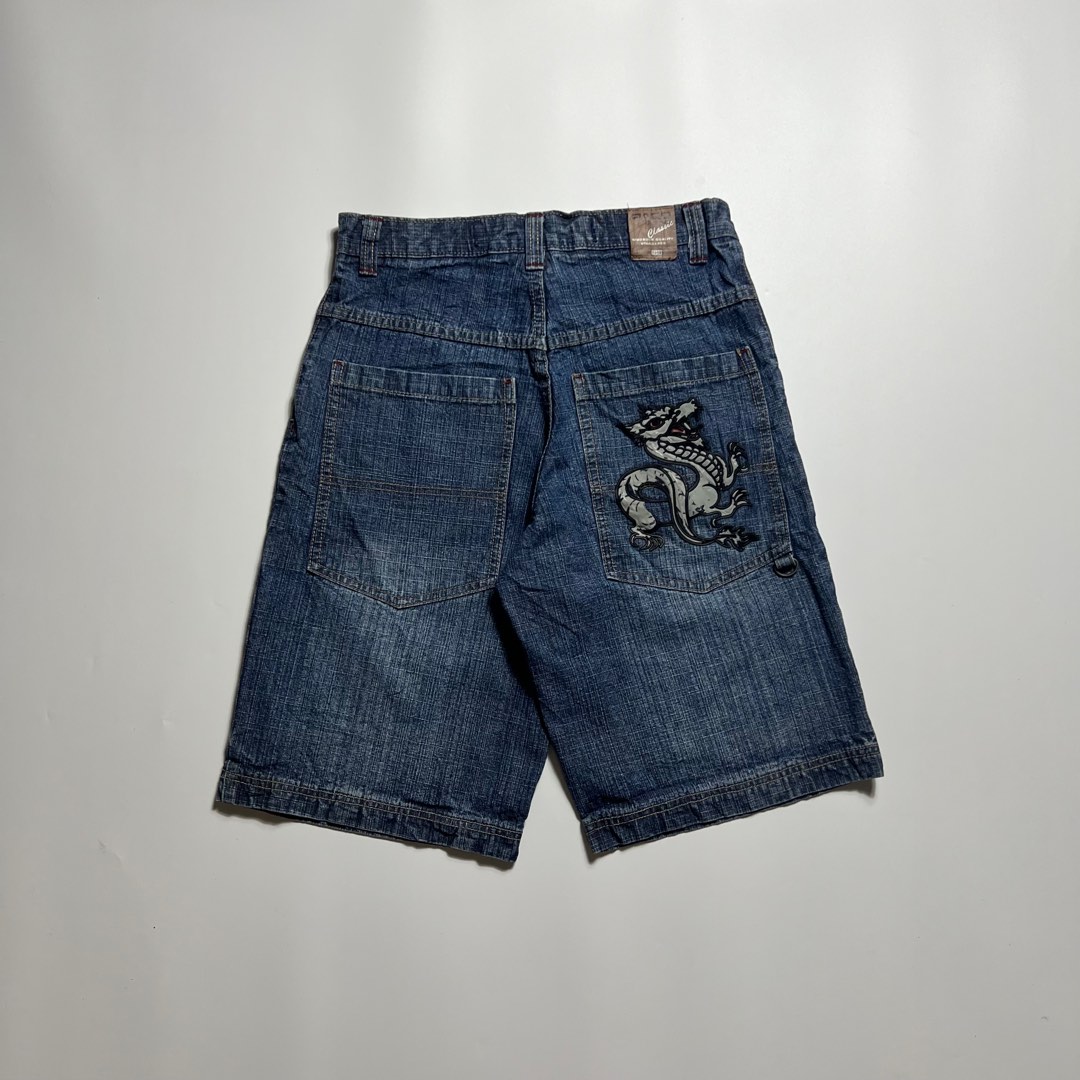 Crazy Jnco Dragon Alt Paco Jeans Jorts, Men's Fashion, Bottoms, Jeans ...