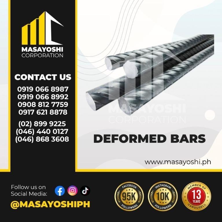 Deformed Bars | Corrugated Bars | Kabilya | Bakal | Rebar | RSB ...