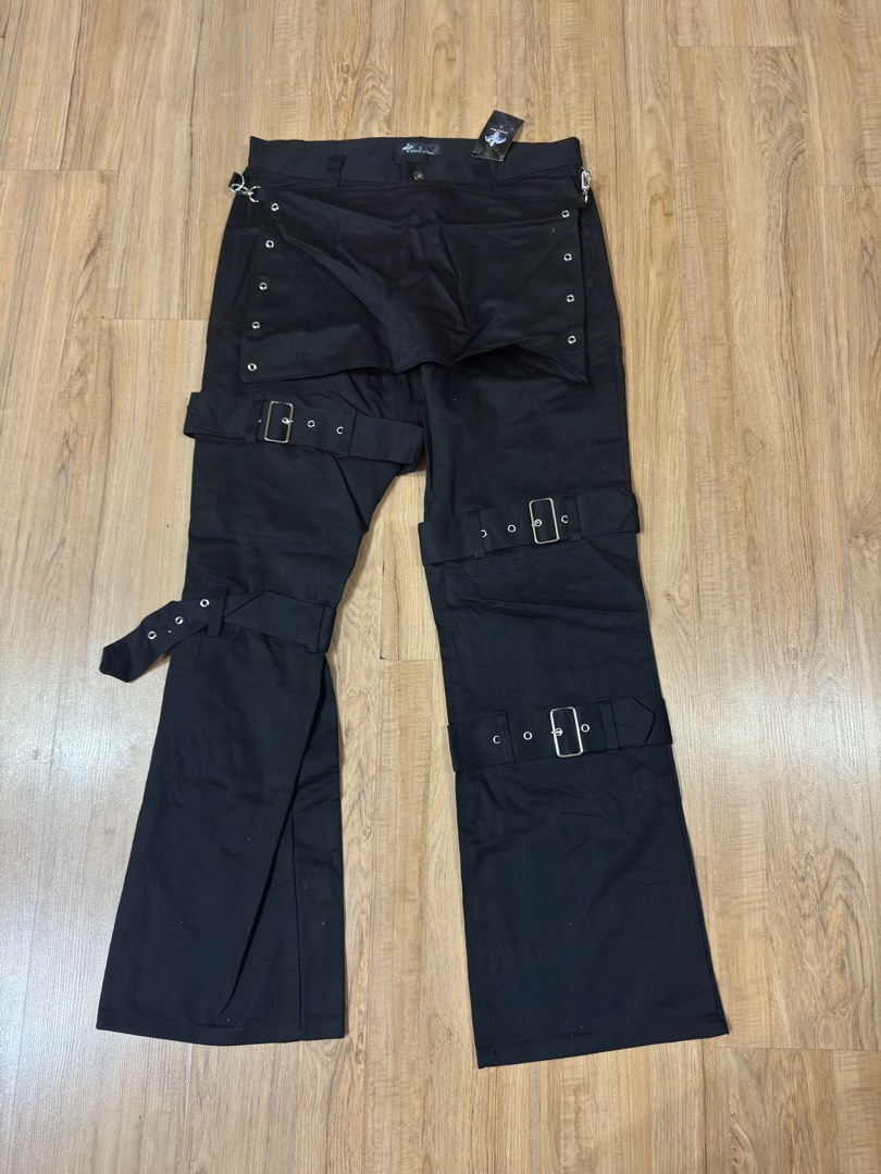 DEVIL N BASS BONDAGE PUNK PANTS, Men's Fashion, Bottoms, Trousers on Carousell