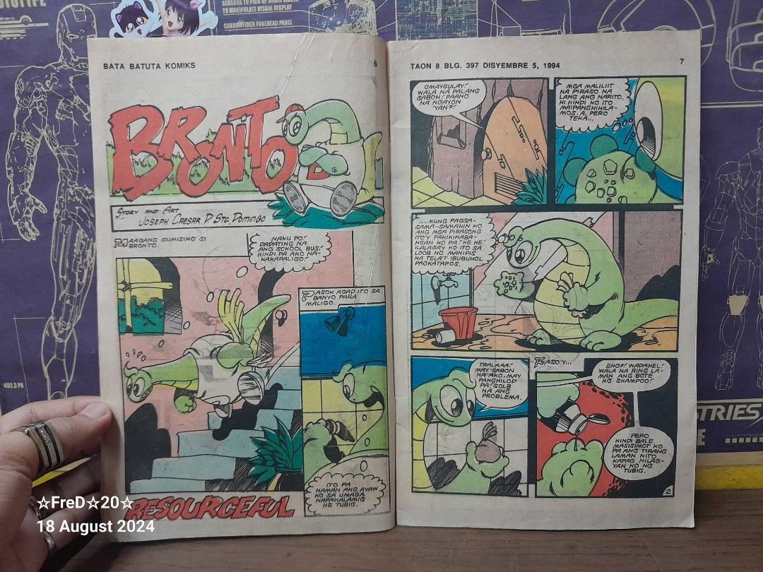 Disyembre 5 1994 Bata Batuta Taon 8 Blg.397 Komiks Magasin (W/ Lynxx ...