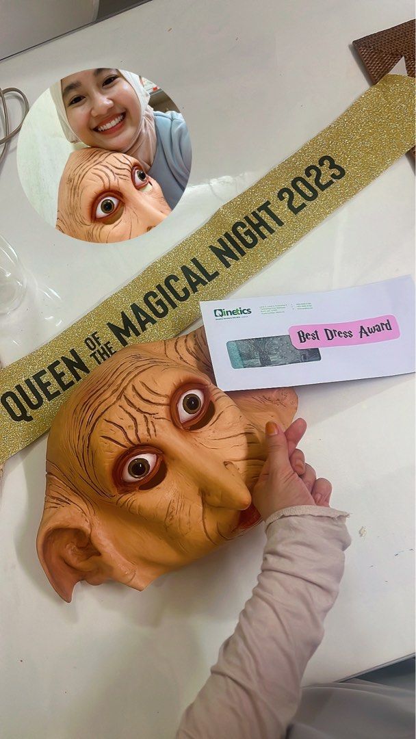 Dobby harry potter mask topeng, Everything Else, Others on Carousell