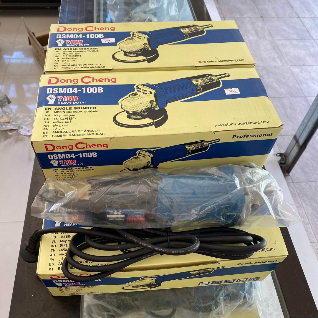 DONG CHENG POWER TOOLS ELECTRIC DRILL (230 Watts) ANGLE GRINDER (710 ...