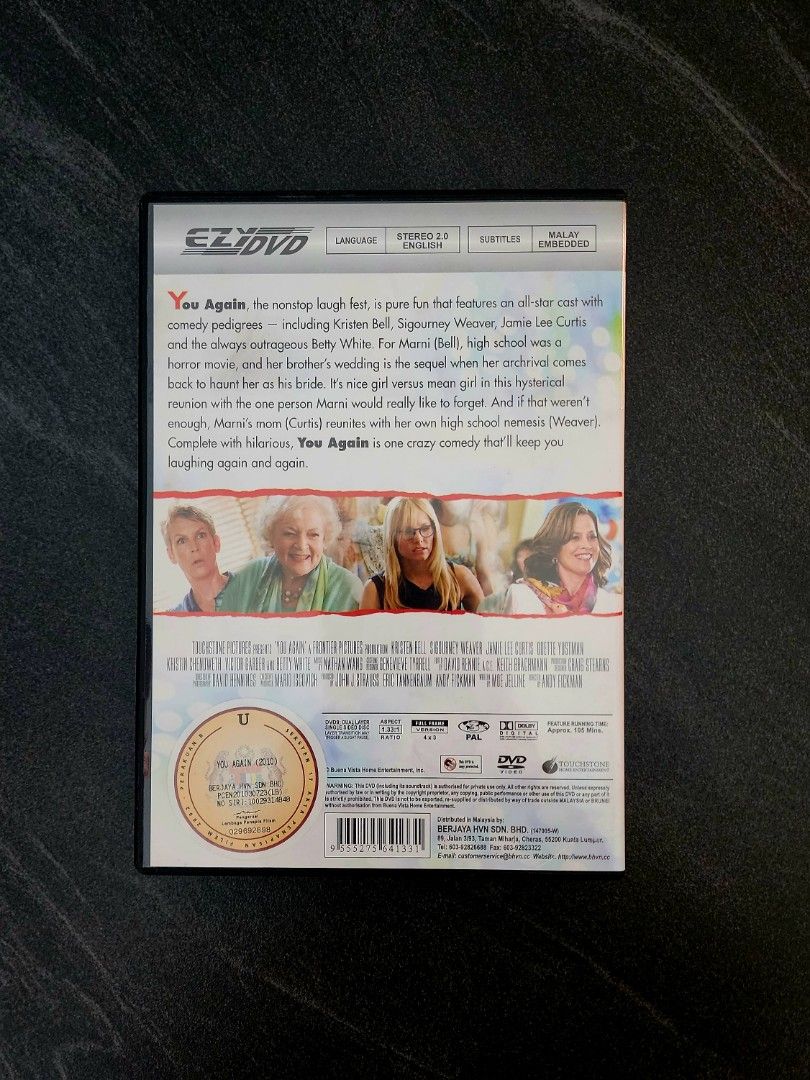 DVD You Again, Hobbies & Toys, Music & Media, CDs & DVDs on Carousell