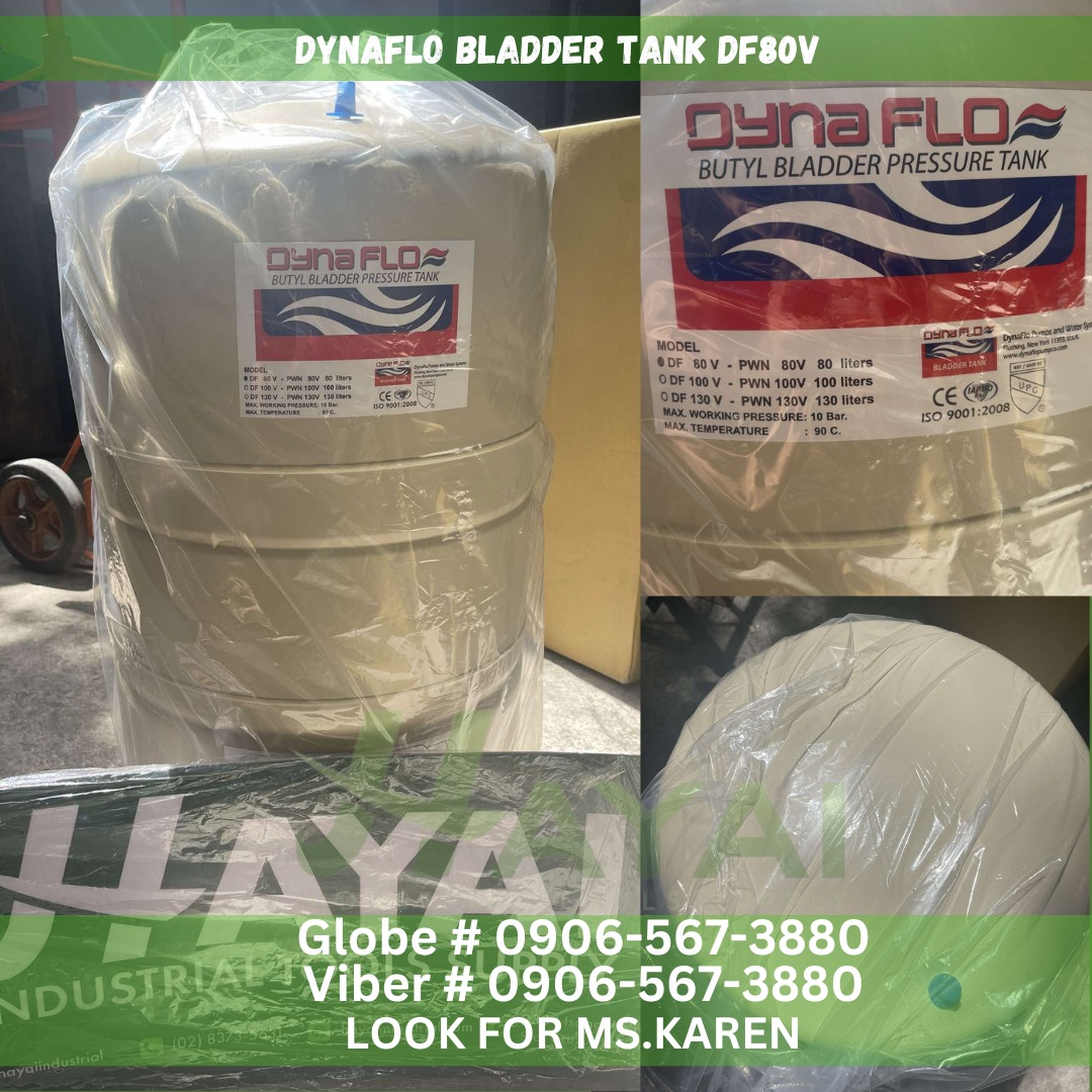 Dynaflo Bladder Tank 80V, Commercial & Industrial, Industrial Equipment ...