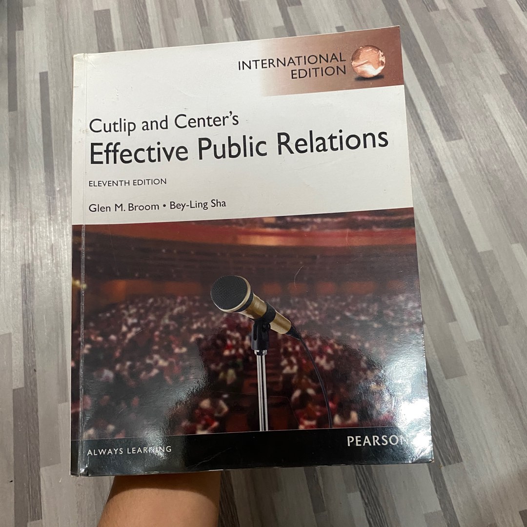 Effective Public Relations by Cutlip and Center's, Hobbies & Toys ...