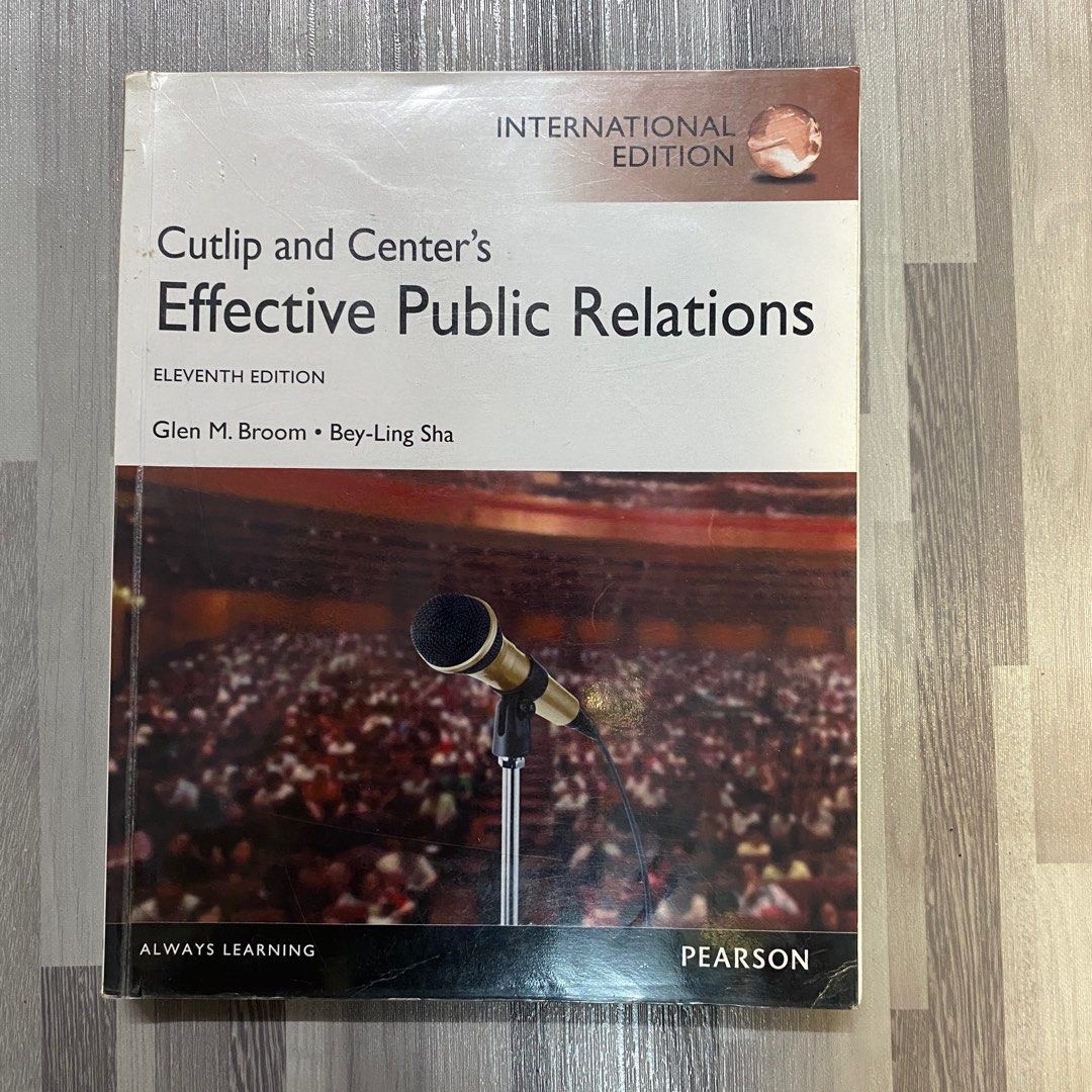 Effective Public Relations by Cutlip and Center's, Hobbies & Toys ...
