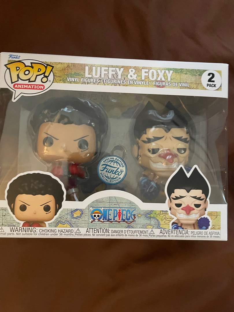 Funko Pop - One Piece Luffy & Foxy 2pk, Hobbies & Toys, Toys & Games on ...
