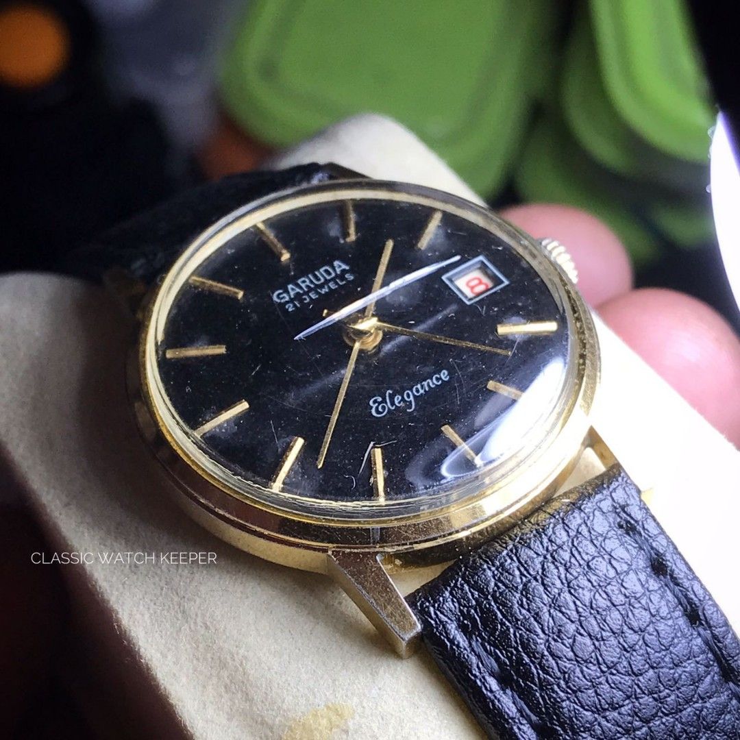 GARUDA Elegance mechanical vintage watch., Luxury, Watches on Carousell