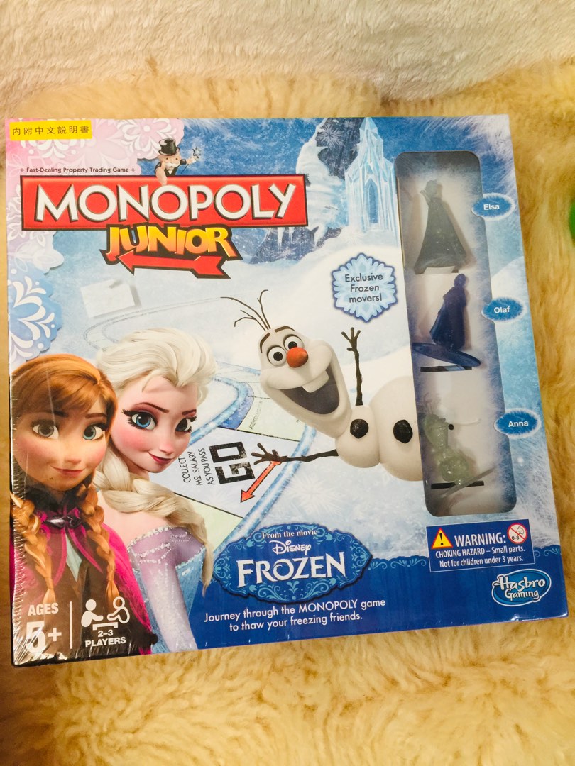 HASBRO Monopoly frozen, Hobbies & Toys, Toys & Games on Carousell